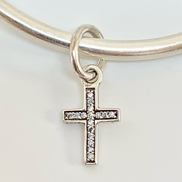Pandora | Jewelry | Pandora Small Cross Sterling Silver In A Gift Box ...